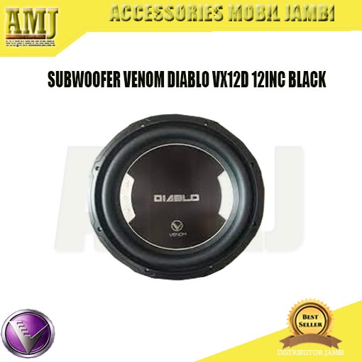 Jual SUBWOOFER VENOM DIABLO SERIES VX12D BLACK 12INCH (PCS) | Shopee ...
