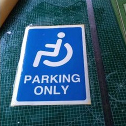 Jual STIKER RAMBU Disabilitas Bahan REFLEKTIF | Shopee Indonesia