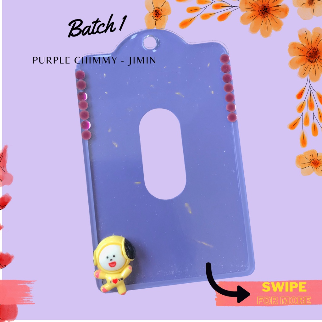 Jual BTS BT21 Photocard Holder/ ID Card/ PC Holder/ Card Holder/ ID ...