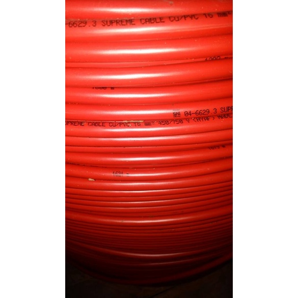 Jual Holl Kabel Serabut Nyaf 16Mm Supreme Meteran/Potongan/Eceran | Shopee Indonesia