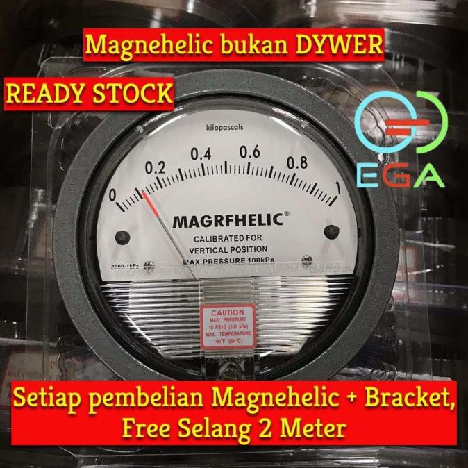 Jual Paket Magnehelic bukan Dwyer (Magne+Bracket+Selang 5 Meter ...