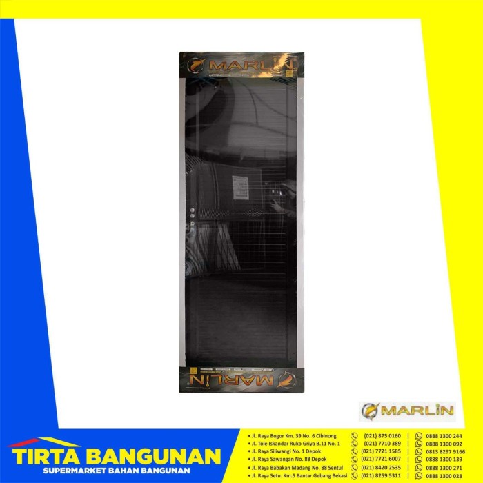 Jual Mandi Platinum Pintu Alumunium Marlin 70 X 200Cm Black/ Pintu ...