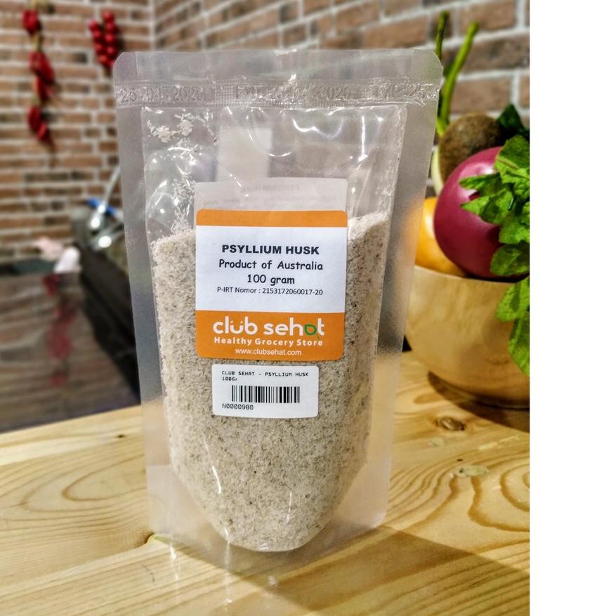 Jual CLUB SEHAT - PSYLLIUM HUSK (SERAT ALAMI) 100GR | Shopee Indonesia