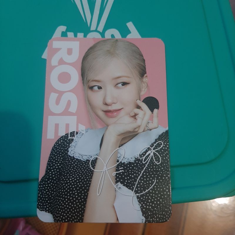 Jual oreo x blackpink limited edition official rose photocard | Shopee ...