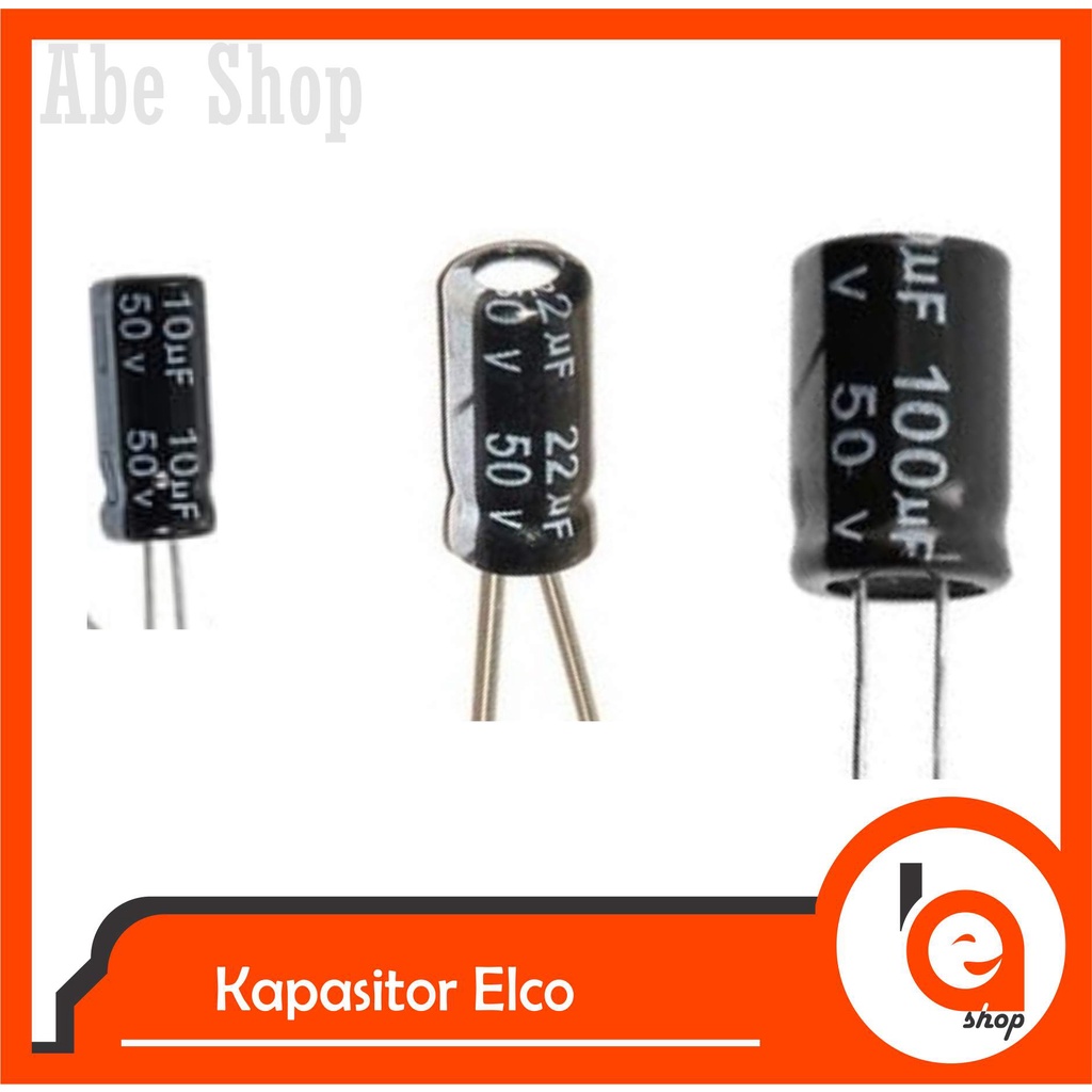 Jual Capasitor Kapasitor Elco 10uf 22uf 100uf 50v mikro 50 volt 50v 50volt 10 pcs | Shopee Indonesia