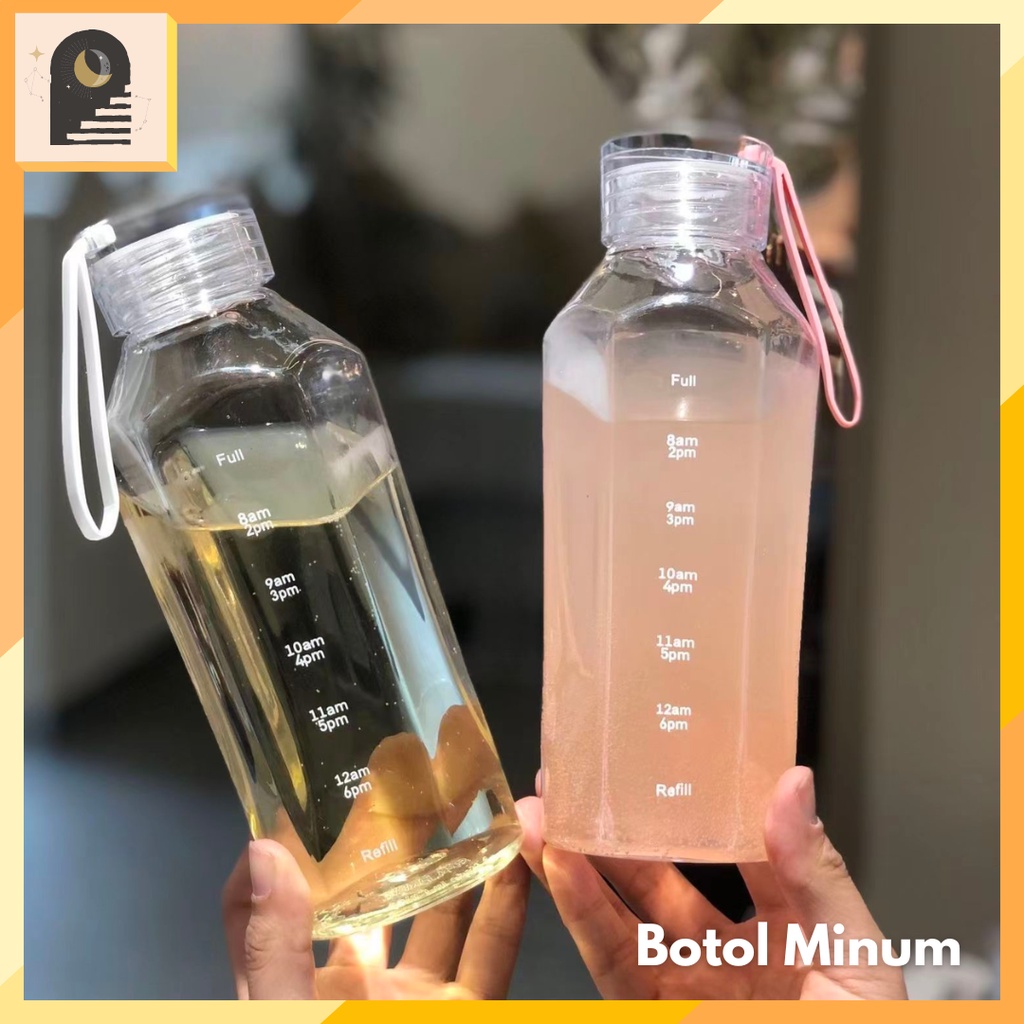 Jual Either.id - Botol Minum Aesthetic Water Bottle Termos Botol Bening ...