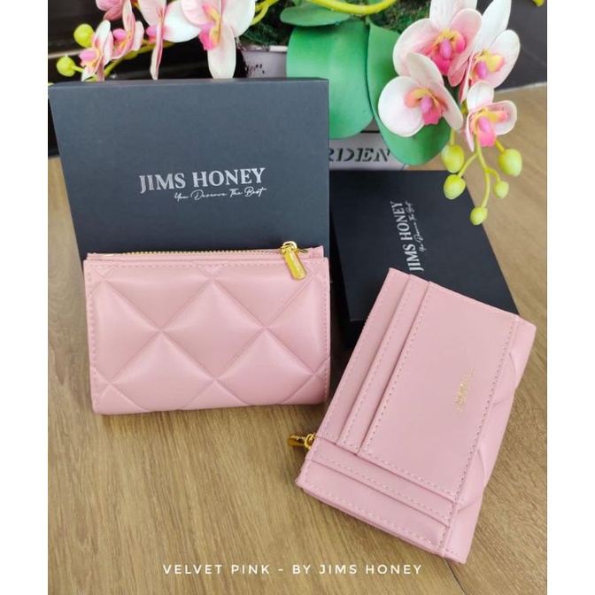 Jual Velvet wallet by Jims Honey | Shopee Indonesia