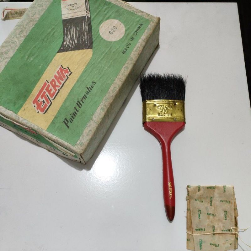 Jual Kuas Cat 2.5" Eterna, Kuas sapu ijuk, kuas tembok | Shopee Indonesia