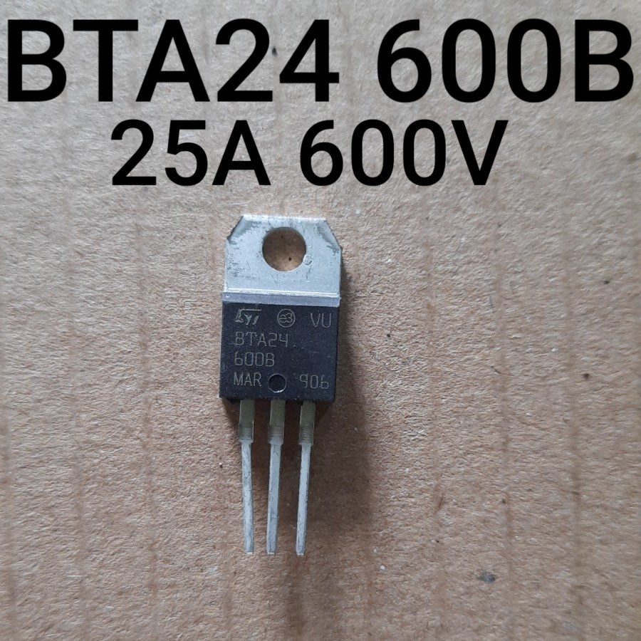Jual TRIAC SCR BTA24-600B BTA24-600 BTA 24 600B 25A 600V | Shopee Indonesia
