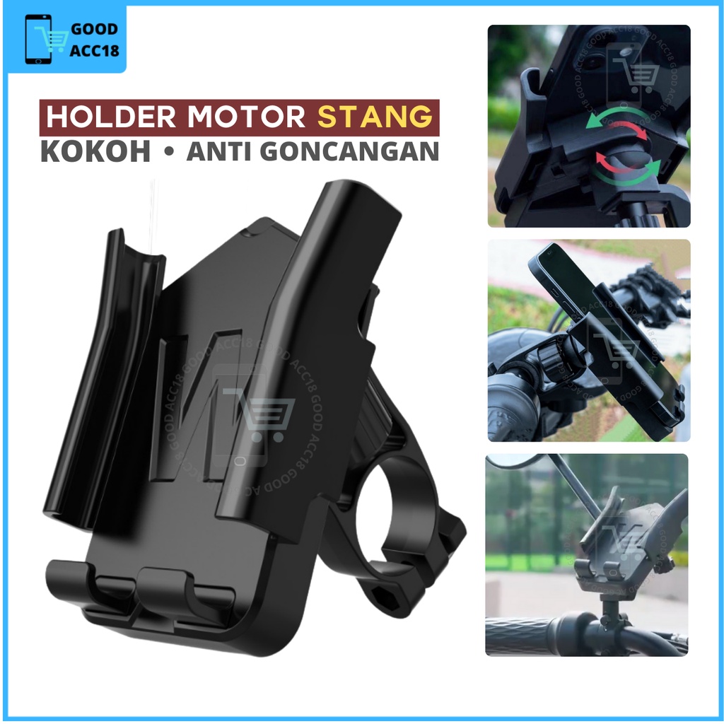 Jual Holder Hp Motor Spion Phone Holder Dudukan Stang Universal Phone Holder Tempat Peyangga ...