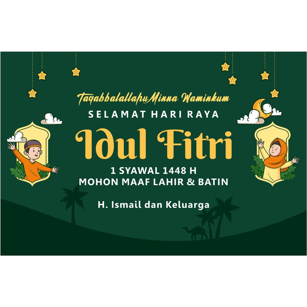 Jual Stiker Parcel Hampers Lebaran Hari Raya Idul Fitri Custom Premium ...
