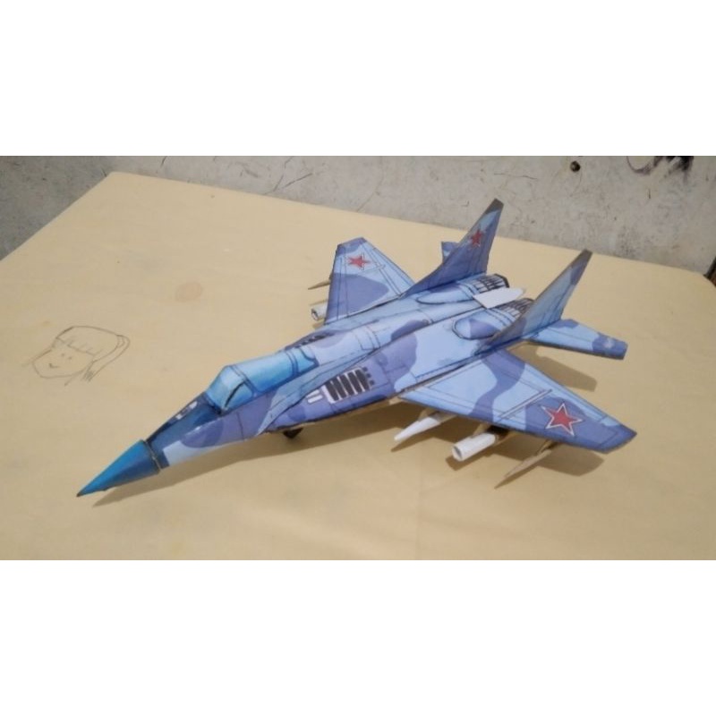 Jual miniatur pesawat tempur modern MIG-29 FULLCRUM | Shopee Indonesia