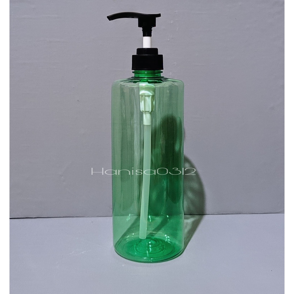 Jual Botol Pump 1000 ml Bening Hand Soap / Botol Pump 1 Liter Ijo ...
