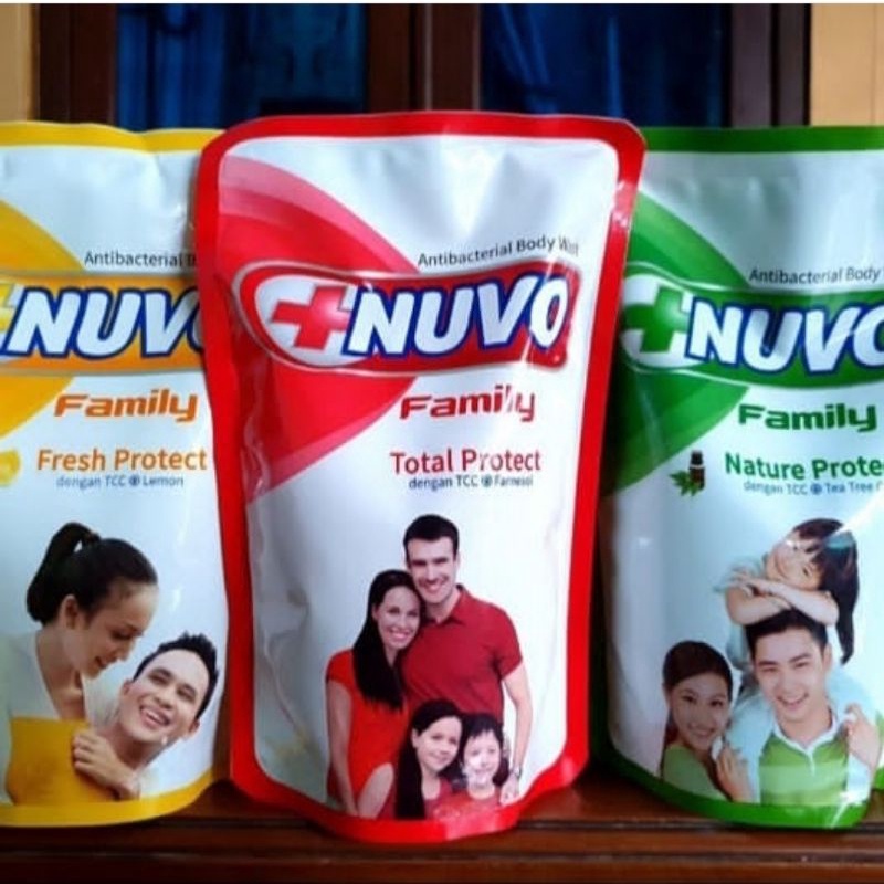 Jual sabun cair nuvo 400 ml refill TERMURAH | Shopee Indonesia