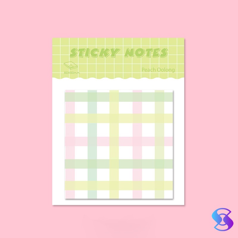 Jual Memo Sticker NOTE /Catatan Tempel Bergaris Warna | Shopee Indonesia