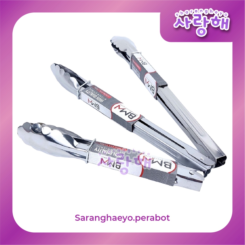 Jual JEPITAN DAUN 9 / Capitan Stainless Steel Penjepit Gorengan Jepitan ...
