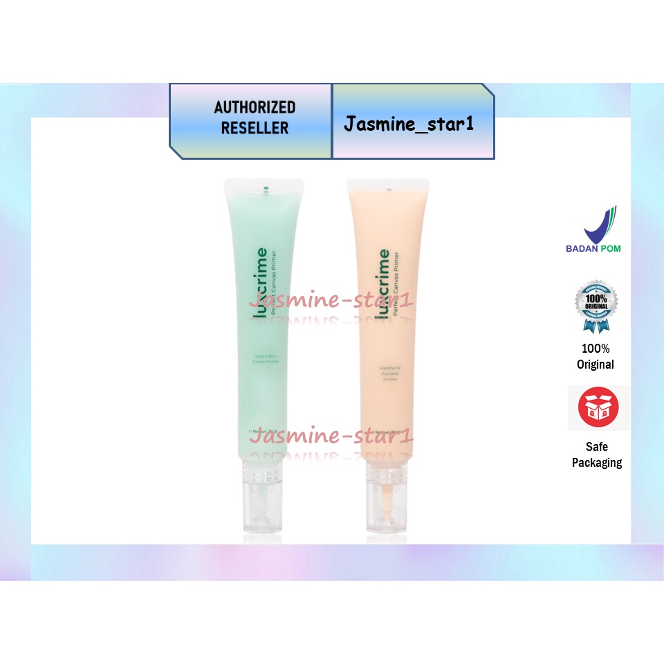 Jual Luxcrime Perfect Canvas Mattifying Poreless Primer || Hydro Blur ...