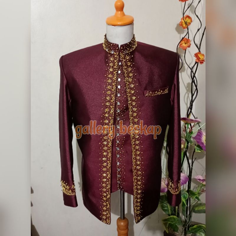 Jual Jas pengantin / basofi pengantin / jas asraf / beskap jas / jas ...