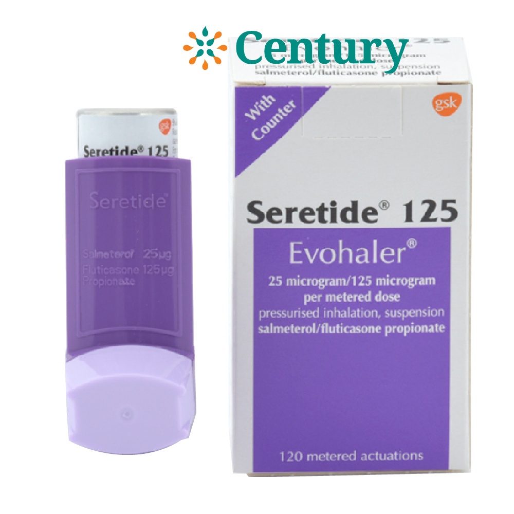 Jual SERETIDE INHALER 25/125 MCG 120 DOSIS 1 PCS / INHALASI / OBAT ASMA ...