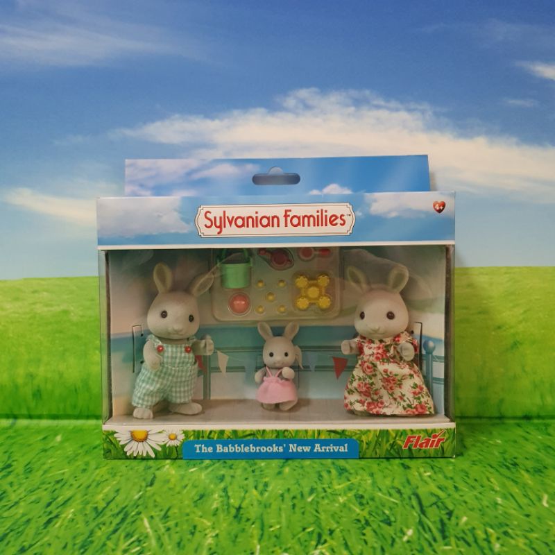 Jual Sylvanian Families The Babblebrook New Arrival Grey Rabbit ...