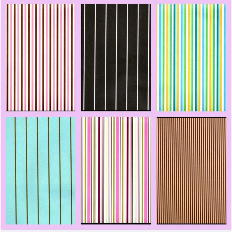 Jual KERTAS KADO SANSANWAWA MOTIF GARIS SALUR LURUS LINE PELANGI KERTAS ...