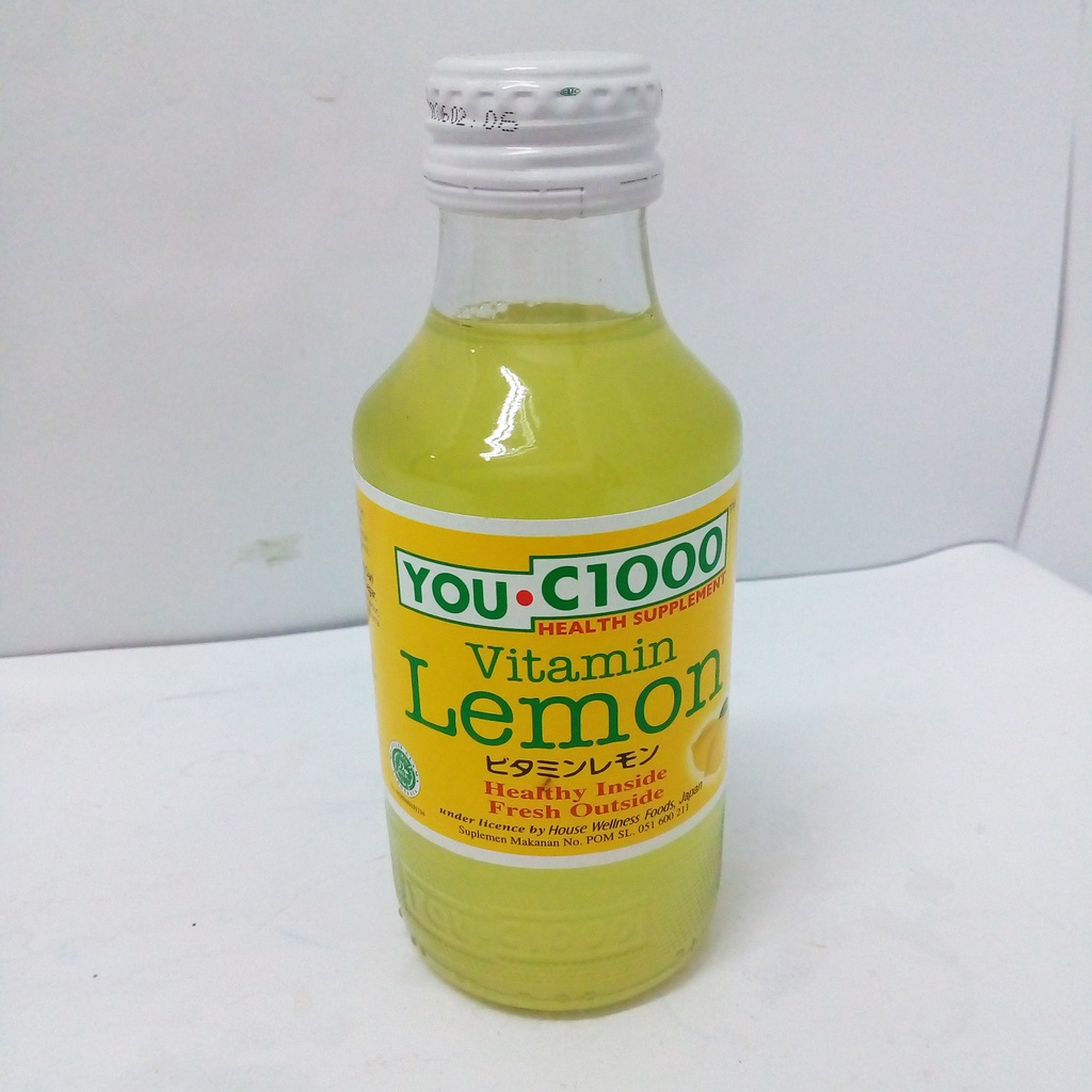 Jual You C 1000 Minuman Vitamin Lemon Botol 1 | Shopee Indonesia