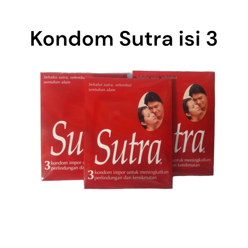 Jual KONDOM SUTRA MERAH ISI 3 PIECE | Shopee Indonesia