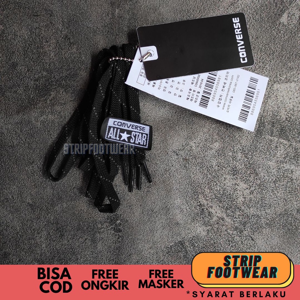 Jual TALI SEPATU CONVERSE 70S FLAT PIPIH SHOELACES ORIGINAL/ TALI SEPATU SNEAKERS PANJANG 110 ...