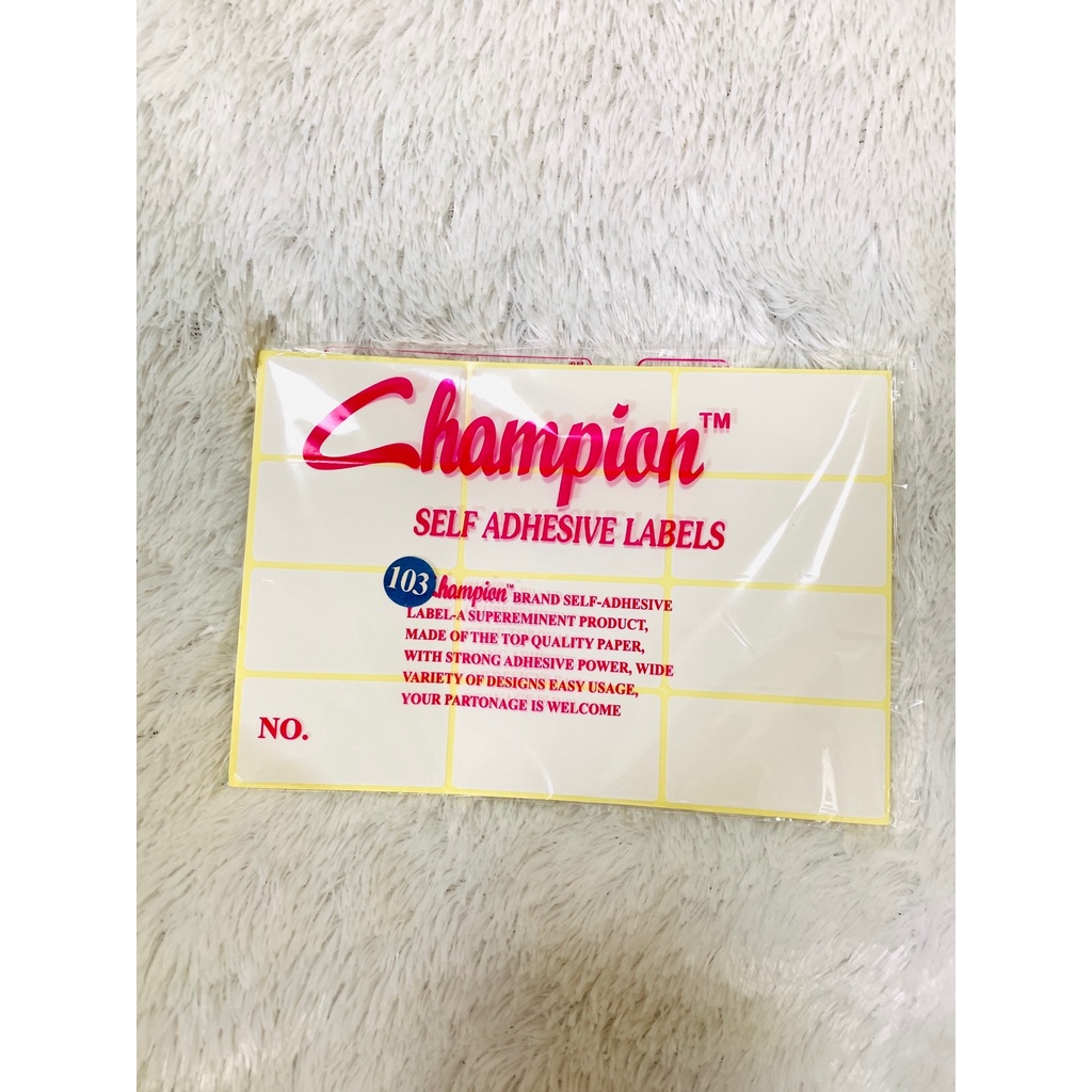 Jual Label Harga Champion No.103 | Shopee Indonesia