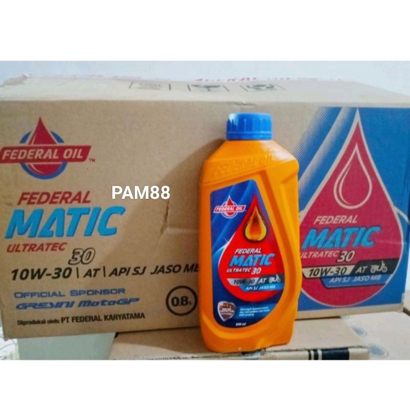 Jual Oli Ultratec Federal matic btl orange. 800 ml... 1 dus isi 24 btl ...