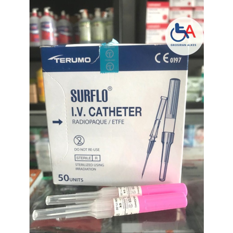Jual IV Catheter 20 Terumo/Surflo 20G Terum Jarum Infus | Shopee Indonesia