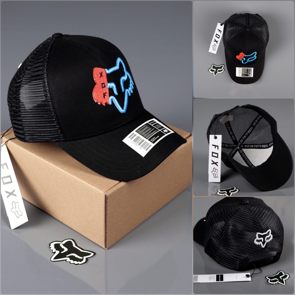 Jual TOPI TRUCKER FX HF CURVE / TOPI JARING PRIA KEREN MOTOCROSS / BASEBALL CAP/ JALA/ TOPI MOTO ...
