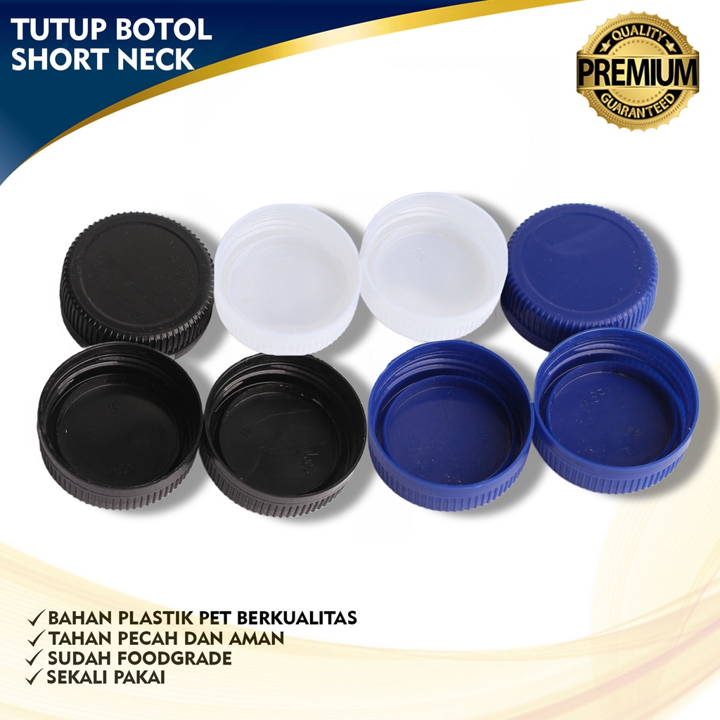 Jual [Isi 10 Pcs] Tutup Botol Short Neck | Tutup Botol Leher Pendek SN ...