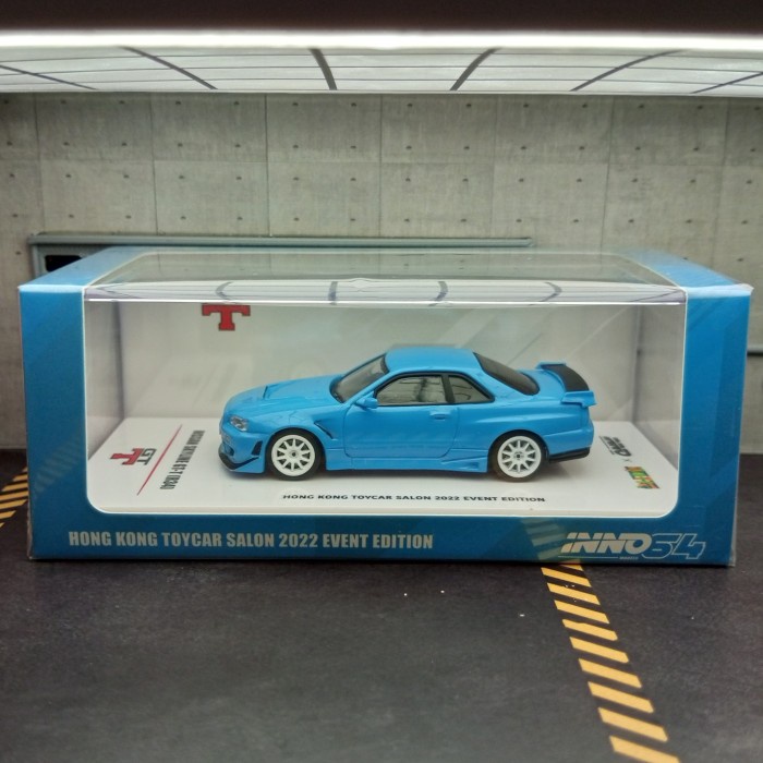 Jual Inno64 Nissan Skyline GT-T R34 Biru Hongkong Toycar Salon 2022 N27 ...