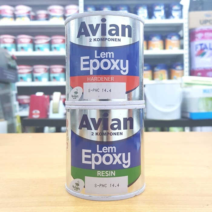 Jual Perekat Lem Epoxy Avian 2 Komponen (Resin + Hardener) 340 Gram ...