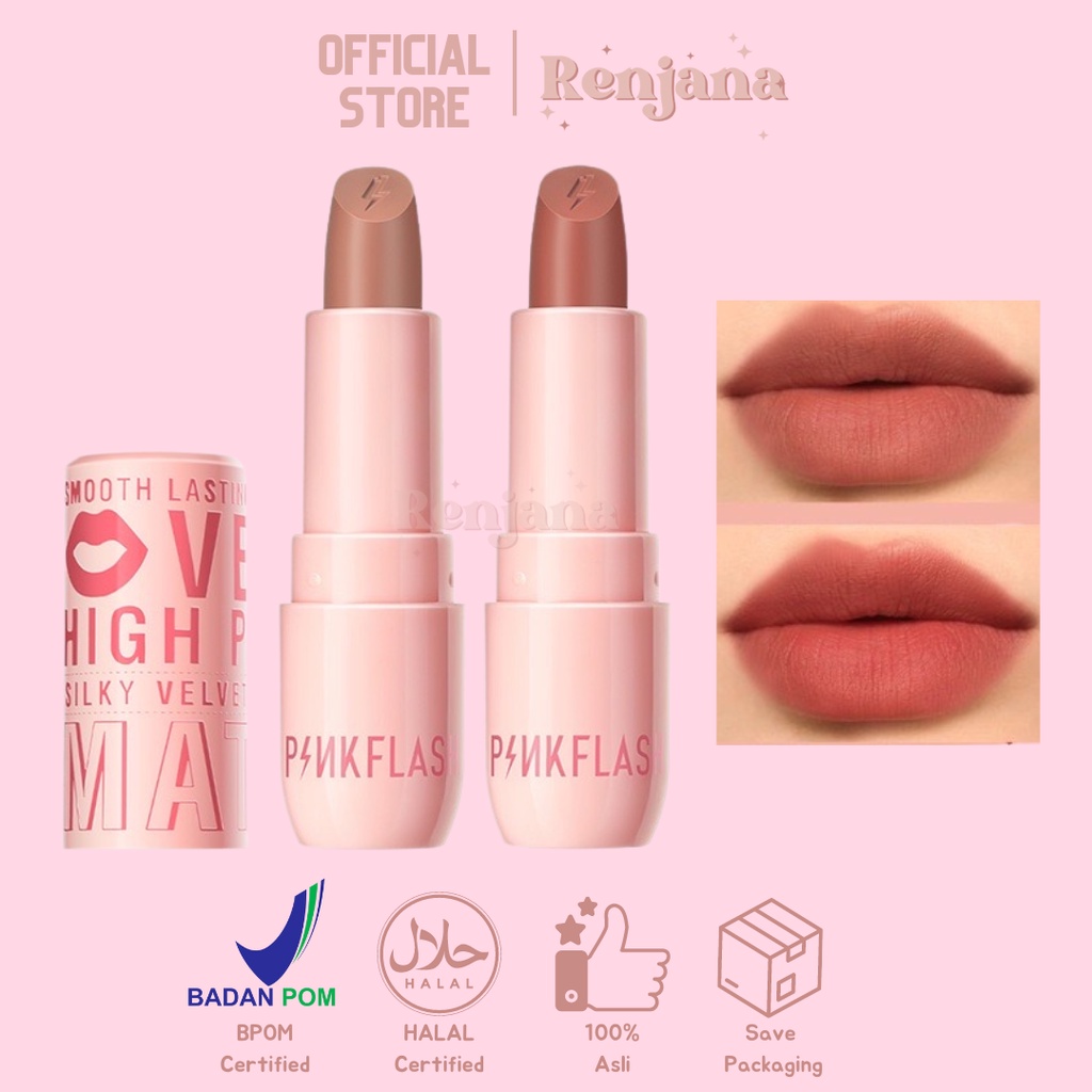 Jual PINKFLASH Silky Velvet Lipstick PF L05 | Shopee Indonesia