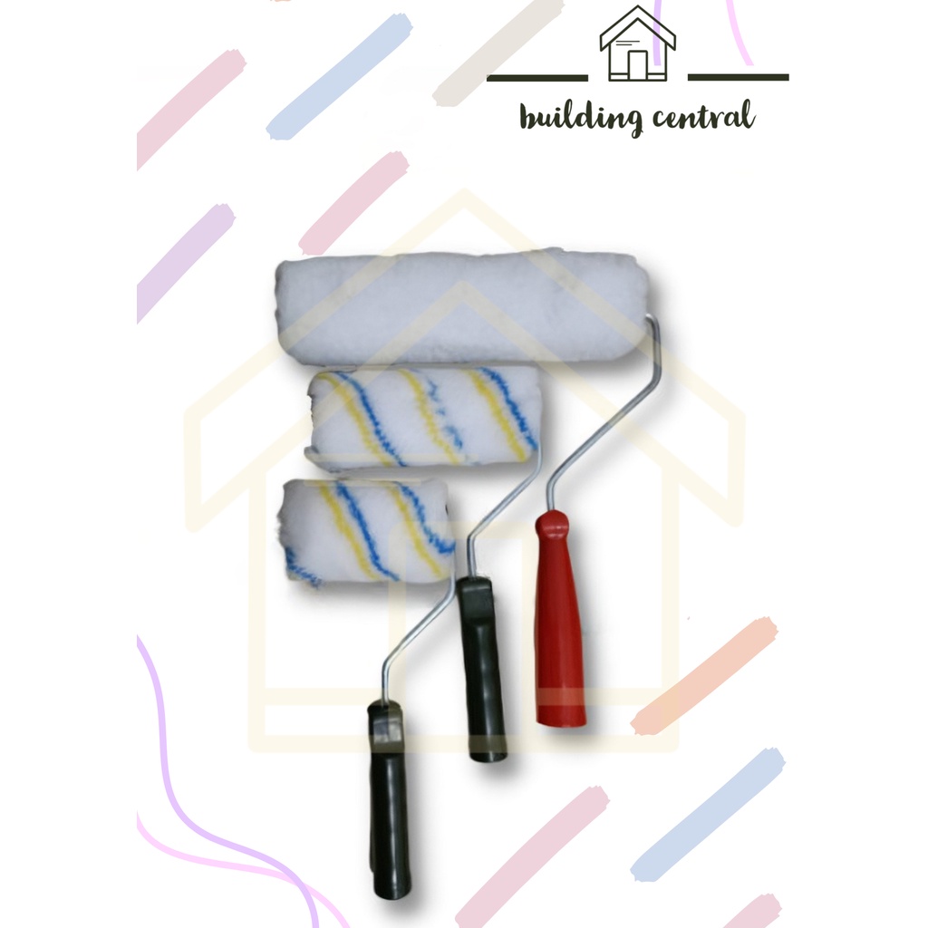 Jual Kuas Roll Cat Tembok Paint Roller 9 inch 6 inch 4 inch Expander ...