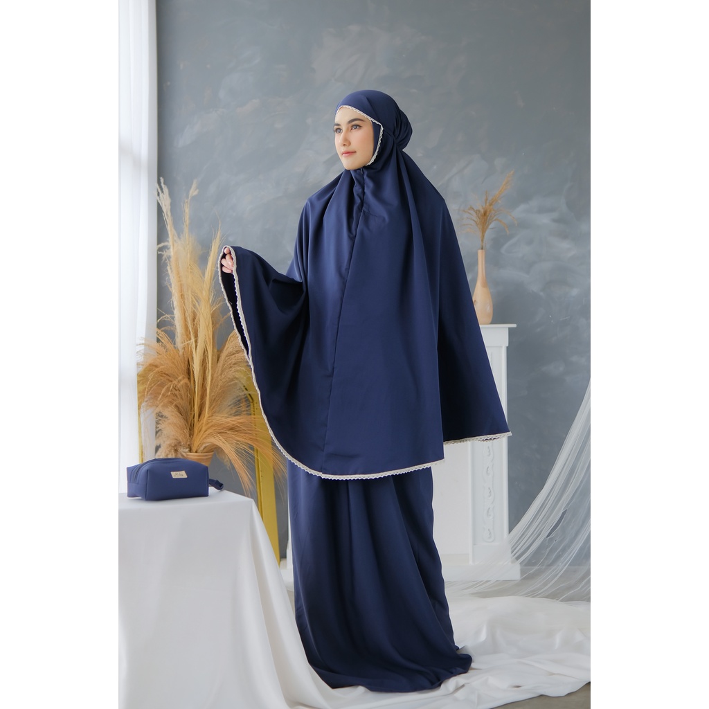 Jual Hampers Mukena/Gift Box/Kado Alat Solat Mukenah 2 in 1 Pouch ...