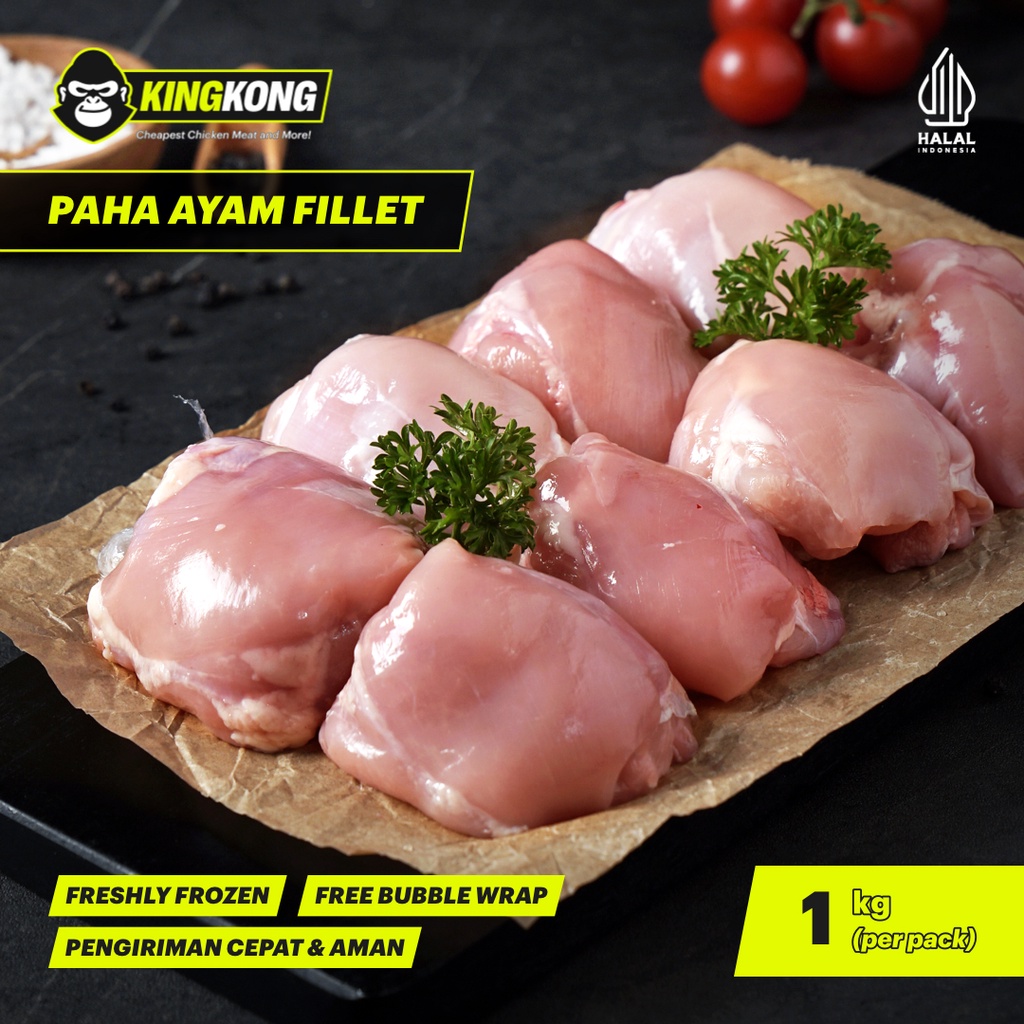 Jual Daging Paha Ayam Fillet Boneless (Tanpa Tulang) Freshly Frozen 1 ...