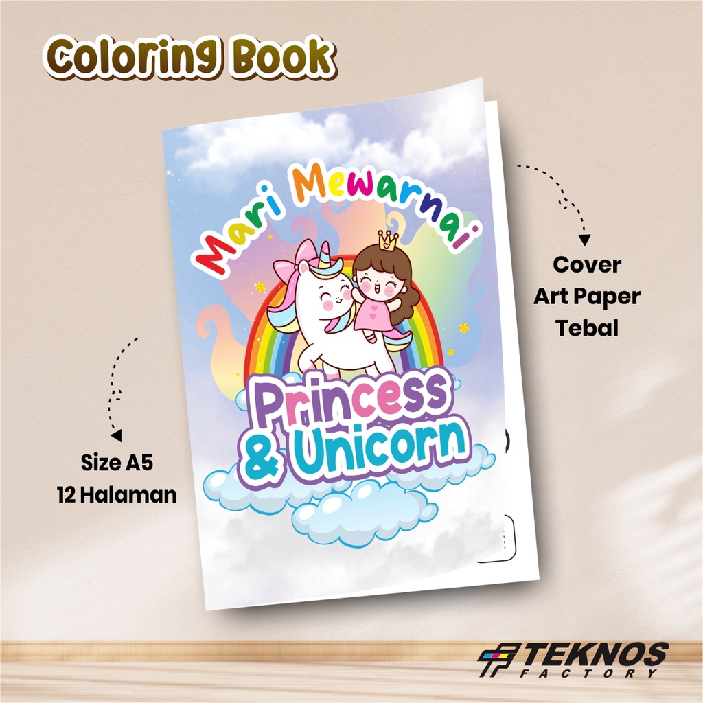 Jual BUKU ANAK - BUKU MEWARNAI UNICORN - BUKU MEWARNAI PRINCESS - BUKU ...