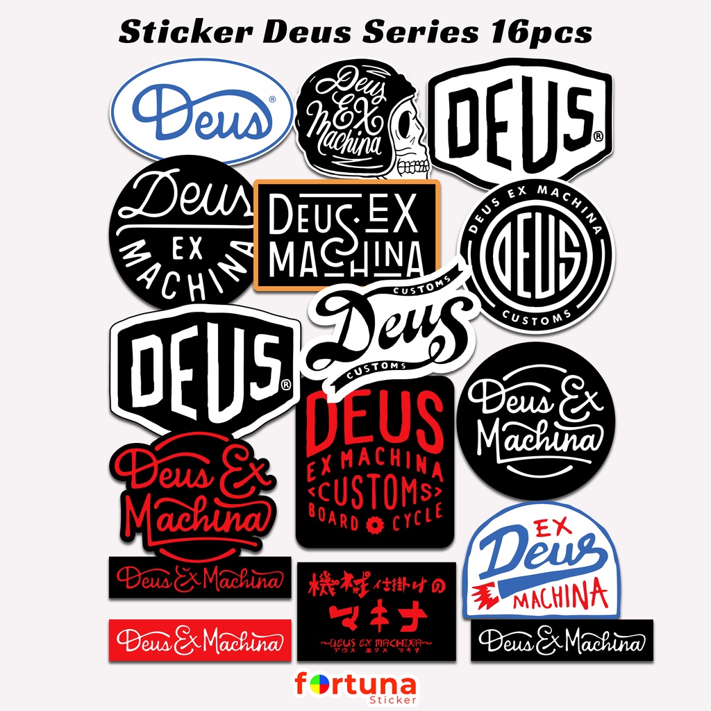 Jual Stiker Deus Ex Machina Sticker Motor Vespa Scooter Klasik Vinyl ...