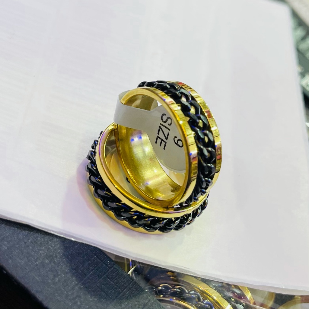 Jual Cincin Titanium Pembuka Botol Model Rantai Stainless steel ...