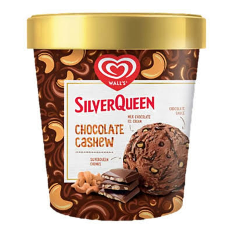 Jual Ice Cream WALLS 410ml | Rasa SilverQueen | Shopee Indonesia