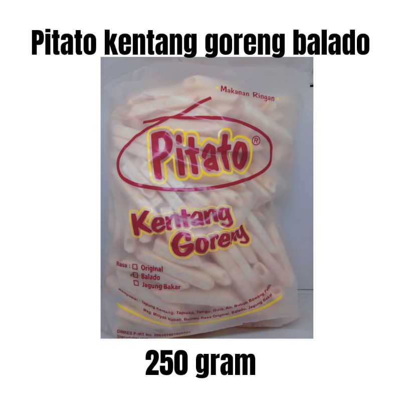 Jual Pitato Kentang Goreng (250 Gram) | Shopee Indonesia