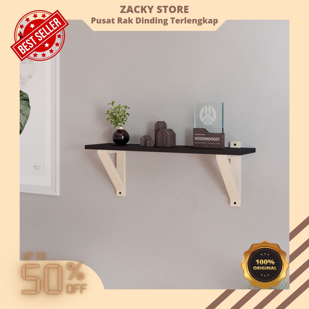 Jual Papan Ambalan Siku Minimalis Multifungsi Hemat Ruang Rak Ambalan ...