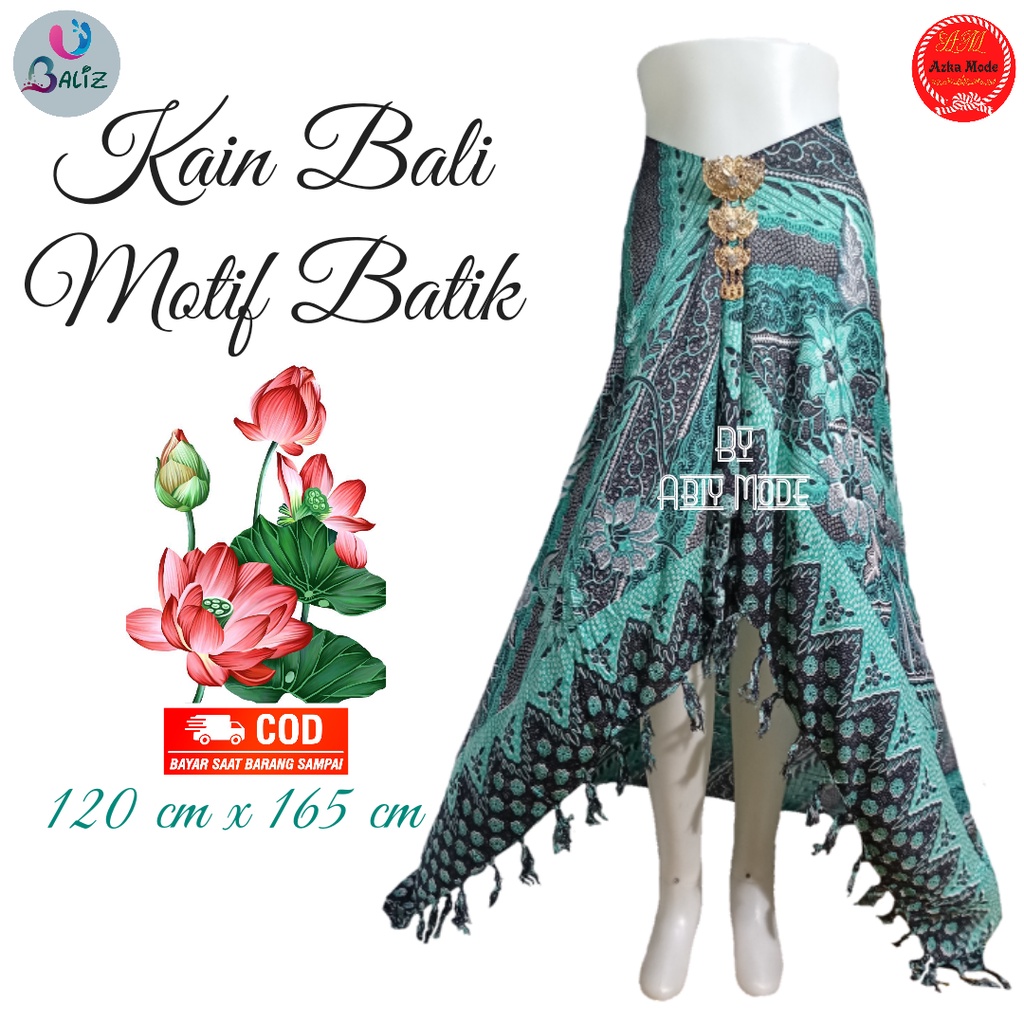Jual Kain Pantai Kain Bali Pantai - Kain Bali Motif Batik Rumbai ...