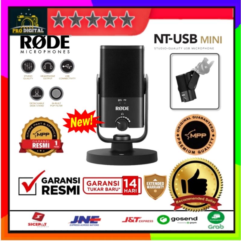 Jual Rode NT USB Mini USB Microphone USB Mic Studio Quality Original ...