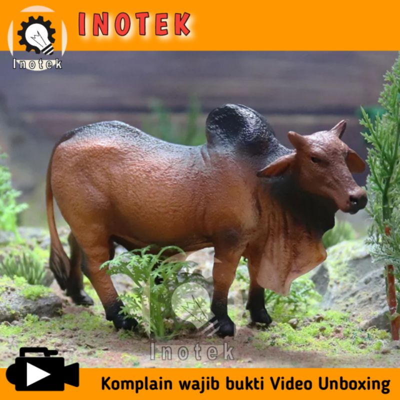Jual Mainan sapi berpunuk miniatur sapi hewan kurban | Shopee Indonesia