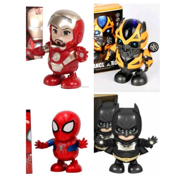 Jual Mainan Anak Robot Joget.. Dance Hero.. Iron Man Dance.. Bumblebee ...