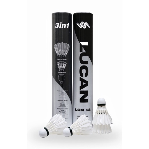 Jual Shuttlecock badminton Lucan - Shuttlecock Lucan 3 in 1 Shuttlecock ...